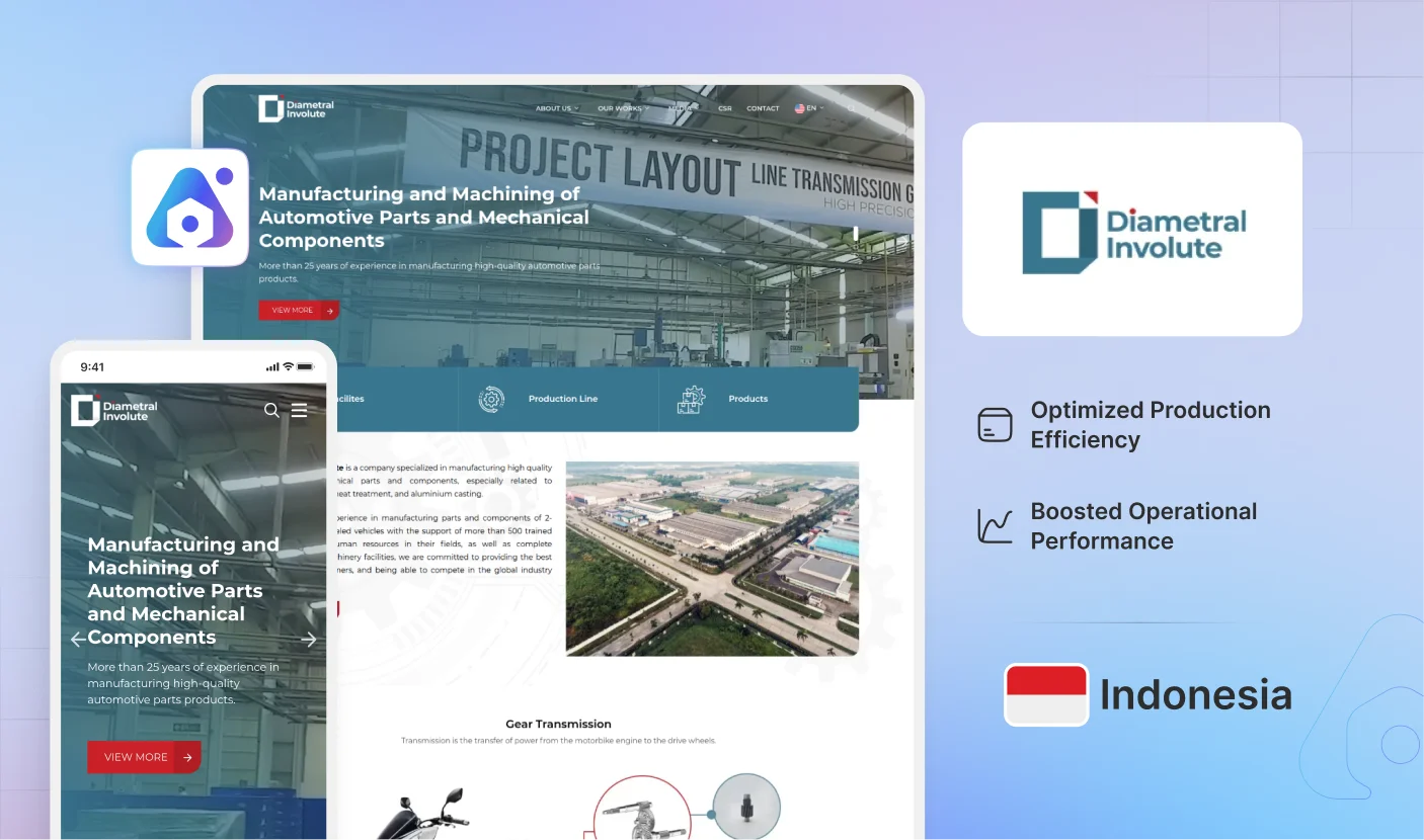 Diametral Involute Case Study: Indonesian Firm Uses Aureus ERP