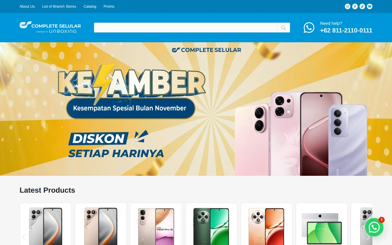 Complete Selular | Indonesian Mobile Retailer Uses Aureus ERP
